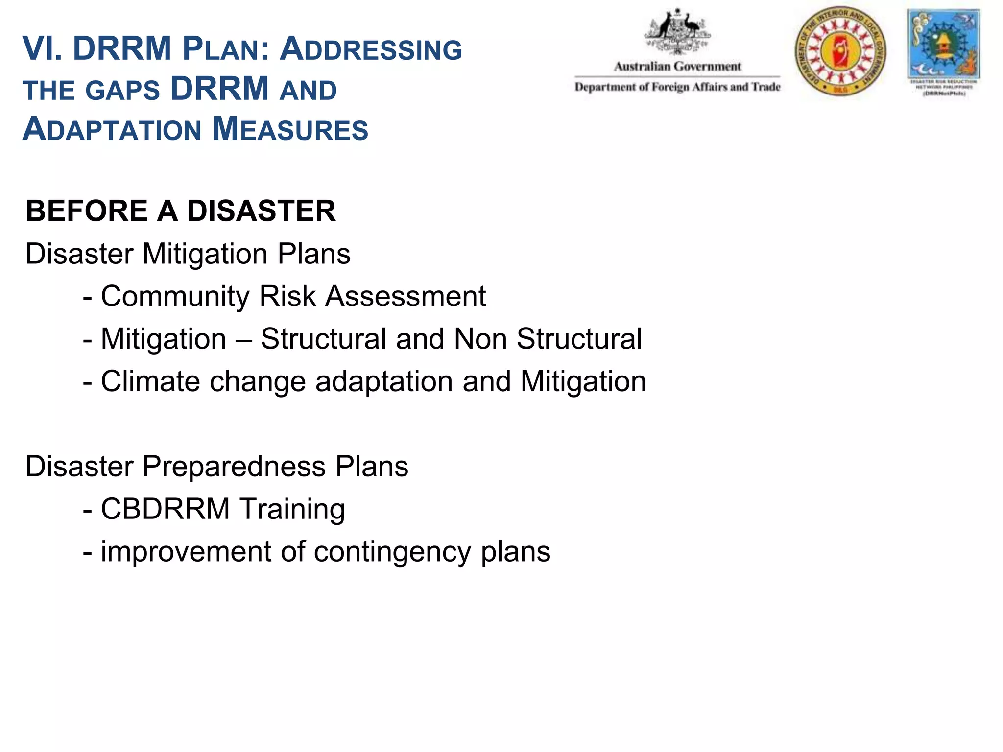 Barangay Bambang Disaster Risk Reduction and Management Planning ...