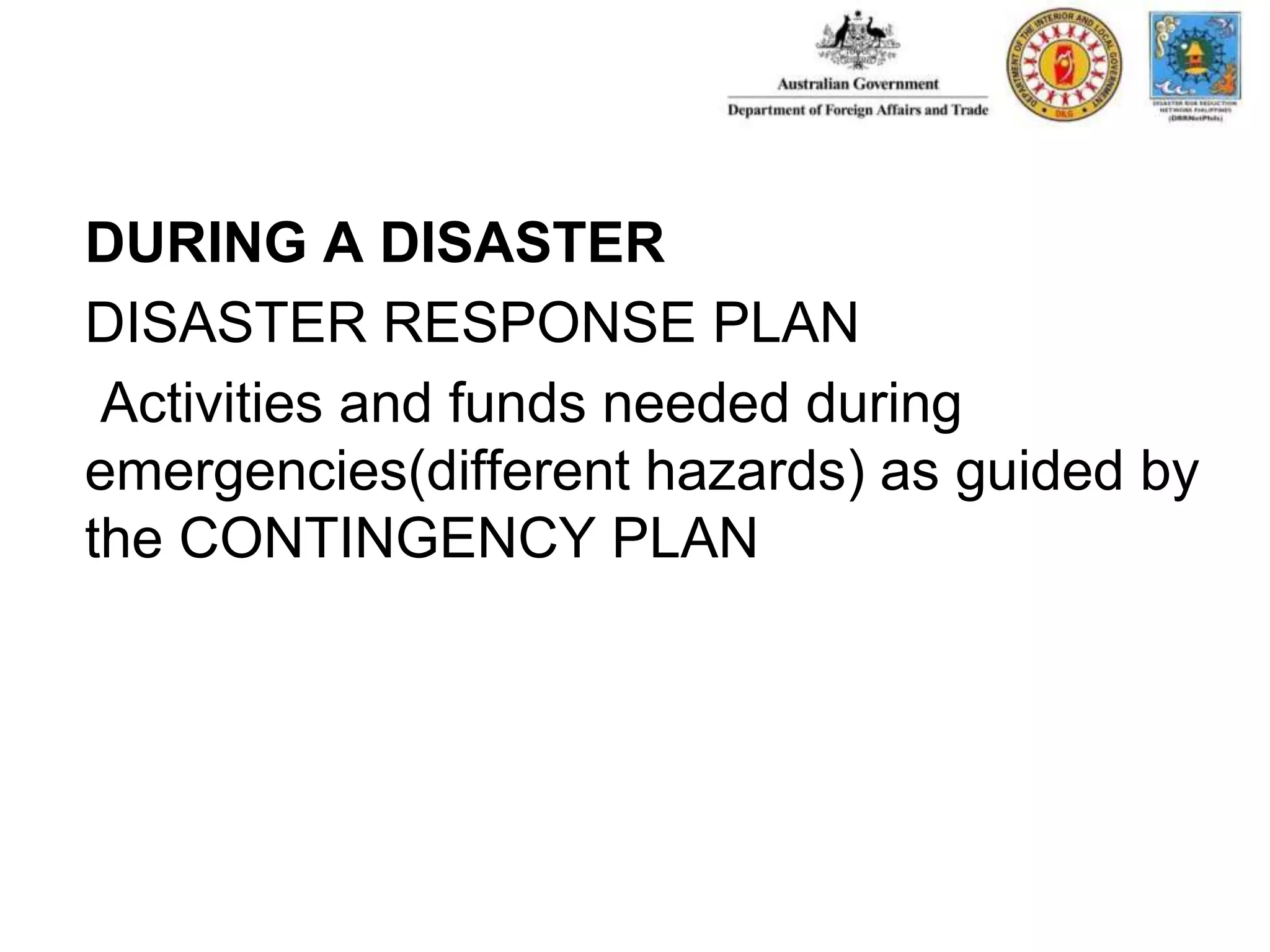 Barangay Bambang Disaster Risk Reduction and Management Planning ...
