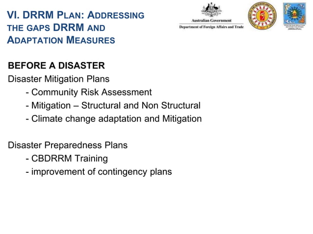 Barangay Bambang Disaster Risk Reduction and Management Planning ...