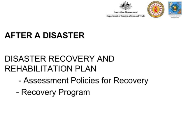 Barangay Bambang Disaster Risk Reduction and Management Planning ...