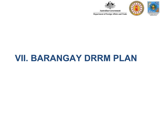 Barangay Bambang Disaster Risk Reduction and Management Planning ...