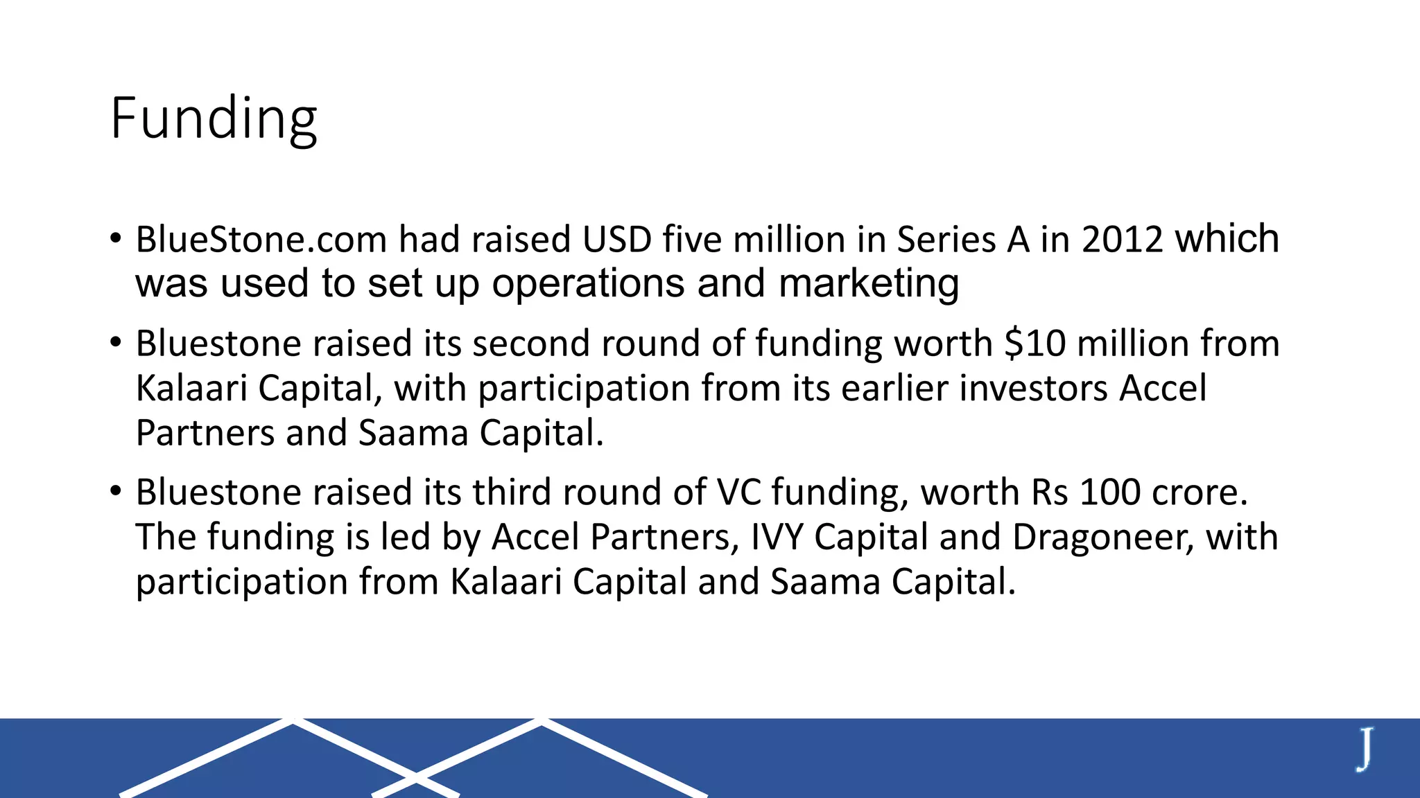 Buisness of digital Startup - Bluestone | PPTX