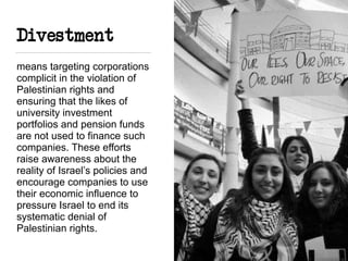 Boycott, Divestment & Sanctions | PPT