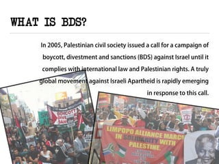 Boycott, Divestment & Sanctions | PDF