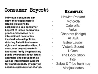 Boycott, Divestment & Sanctions | PPT