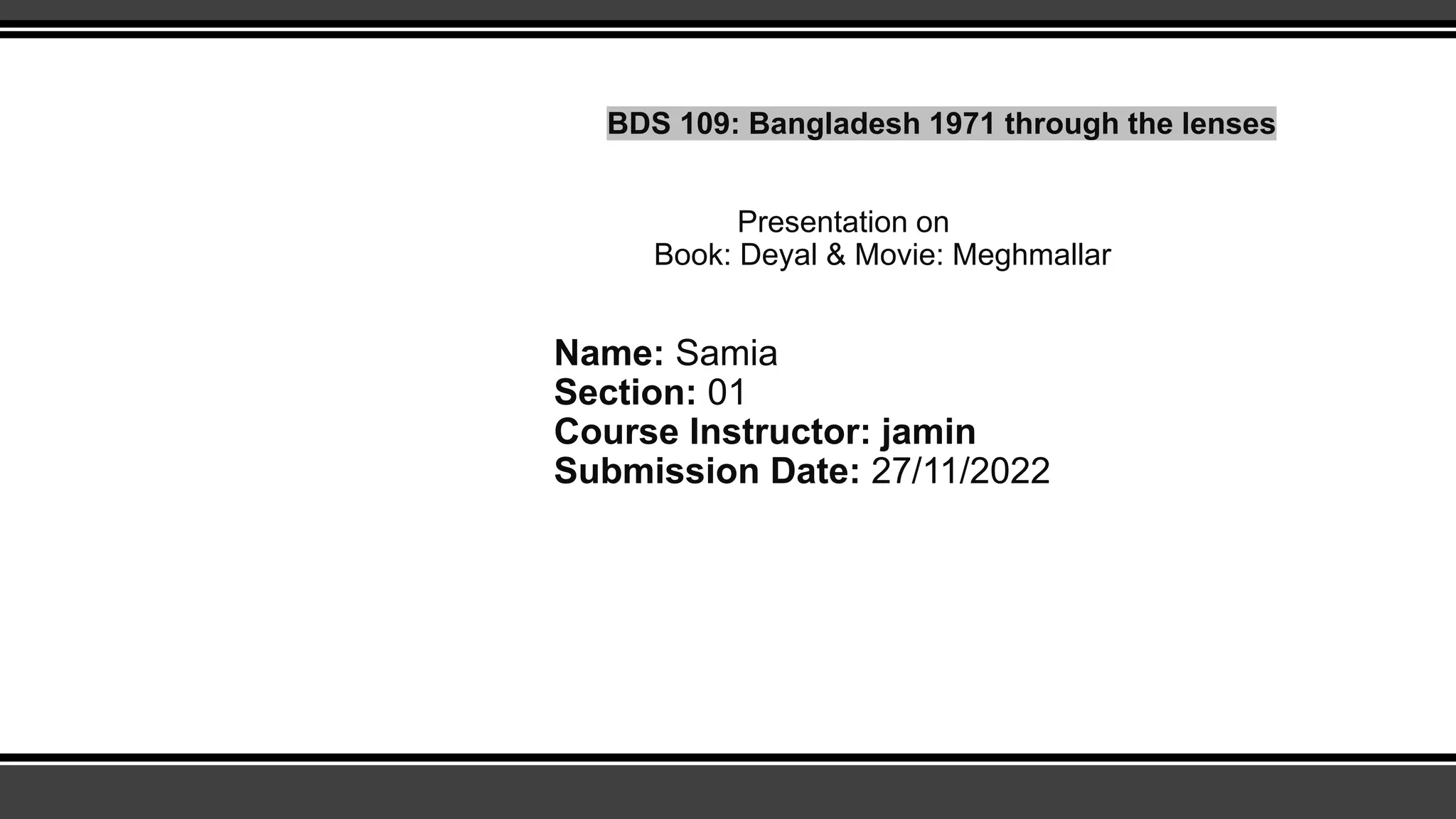 BDS 109 presentation book review .pptx