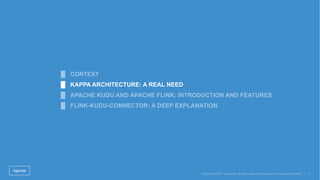 Apache Flink & Kudu: a connector to develop Kappa architectures | PPT