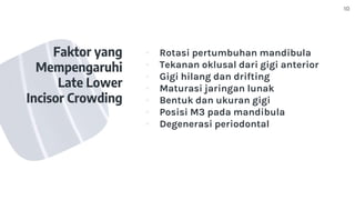 Jenis-jenis Maloklusi (Malposisi, Crowding, Open Bite) | PPTX