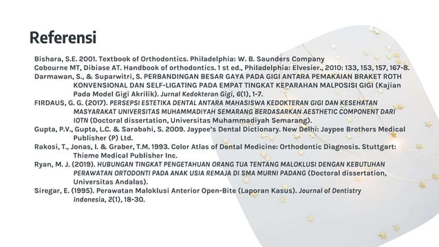 Jenis-jenis Maloklusi (Malposisi, Crowding, Open Bite) | PPTX