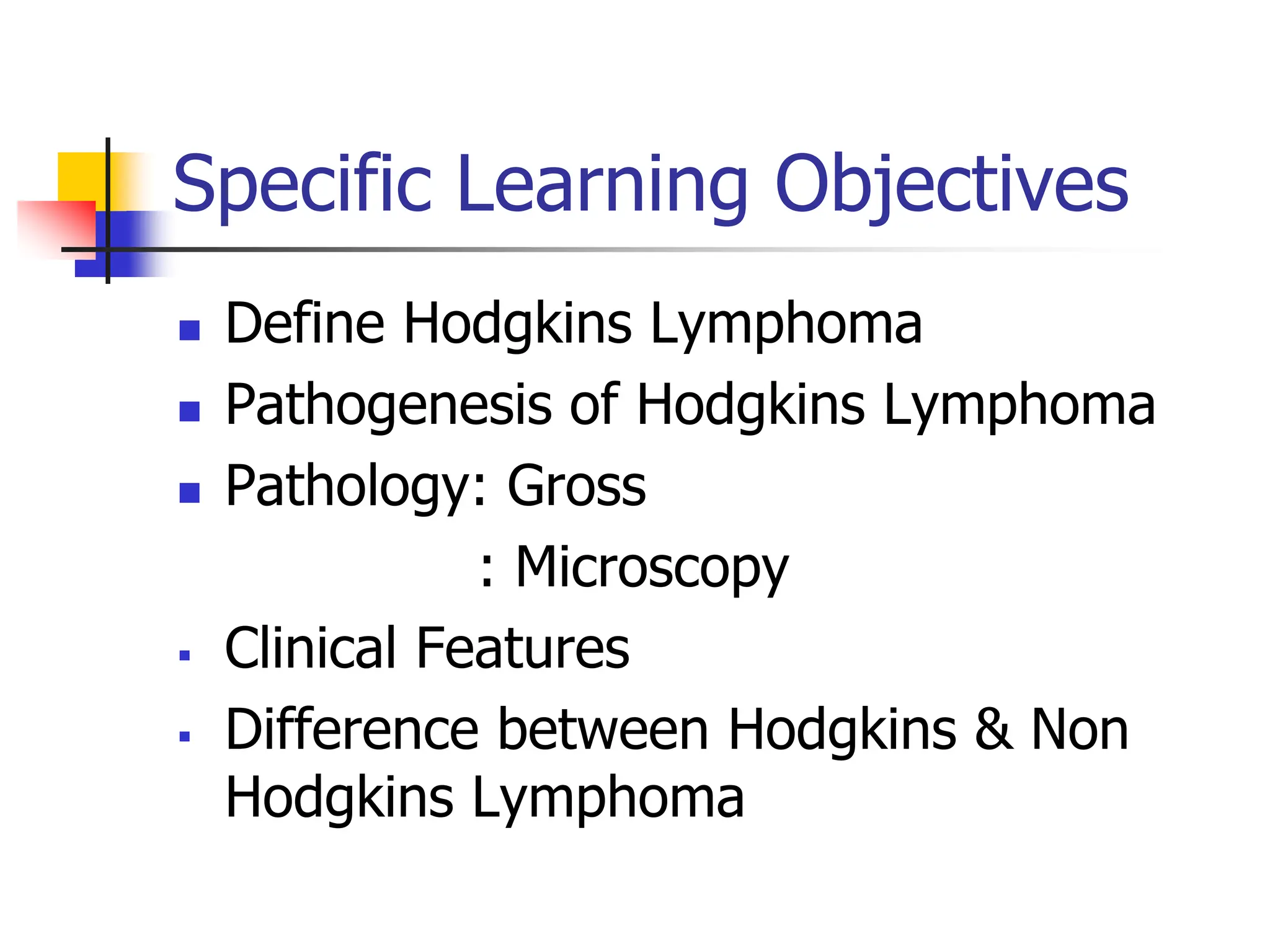 CLASSIFICATION DEFINITION & HODGKIN LYMPHOMA FOR BDS | PPT