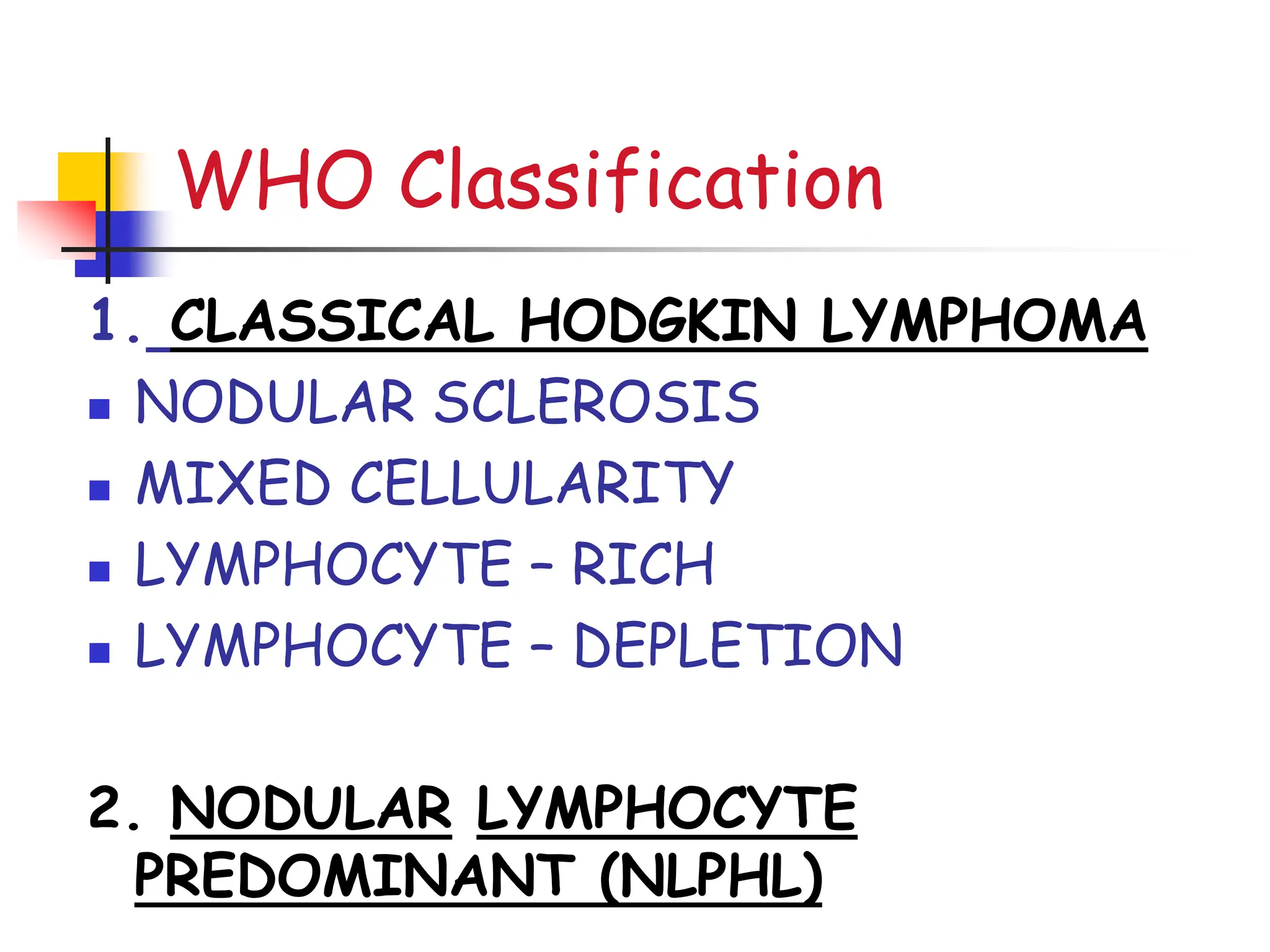 CLASSIFICATION DEFINITION & HODGKIN LYMPHOMA FOR BDS | PPT