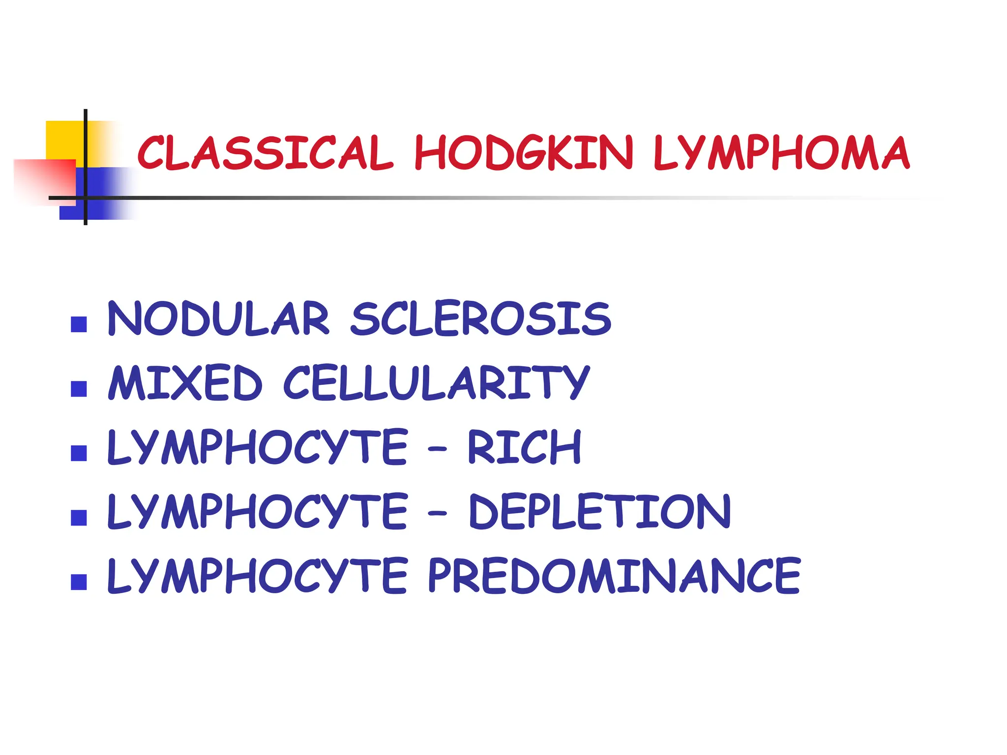 CLASSIFICATION DEFINITION & HODGKIN LYMPHOMA FOR BDS | PPT