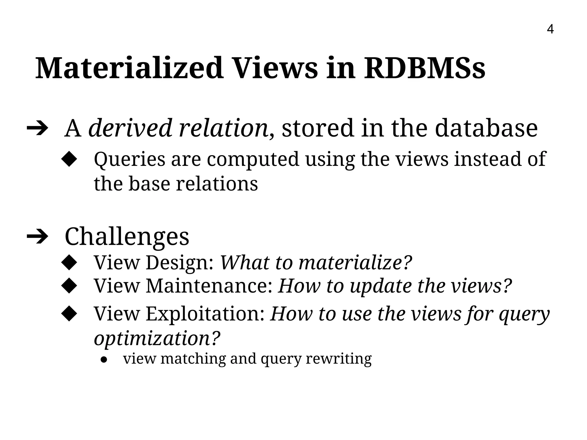 m2r2: A Framework for Results Materialization and Reuse | PDF
