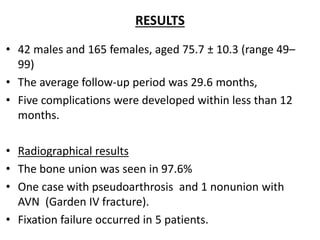 F technique for fracture neck femur | PPTX
