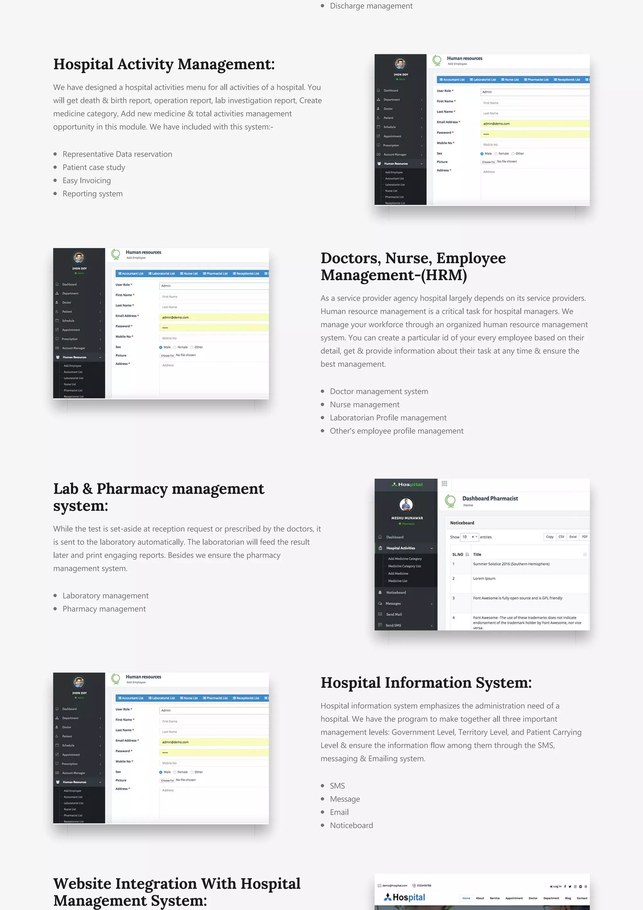 Bdtask hms hospital management system with website | PDF