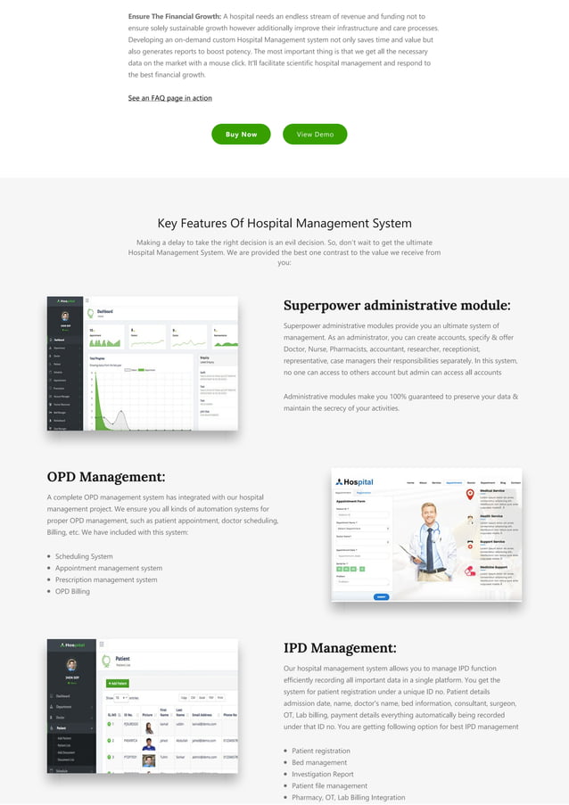 Bdtask hms hospital management system with website | PDF
