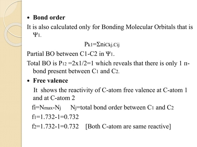 Huckel Molecular Orbital Theory | PPTX | Physics | Science