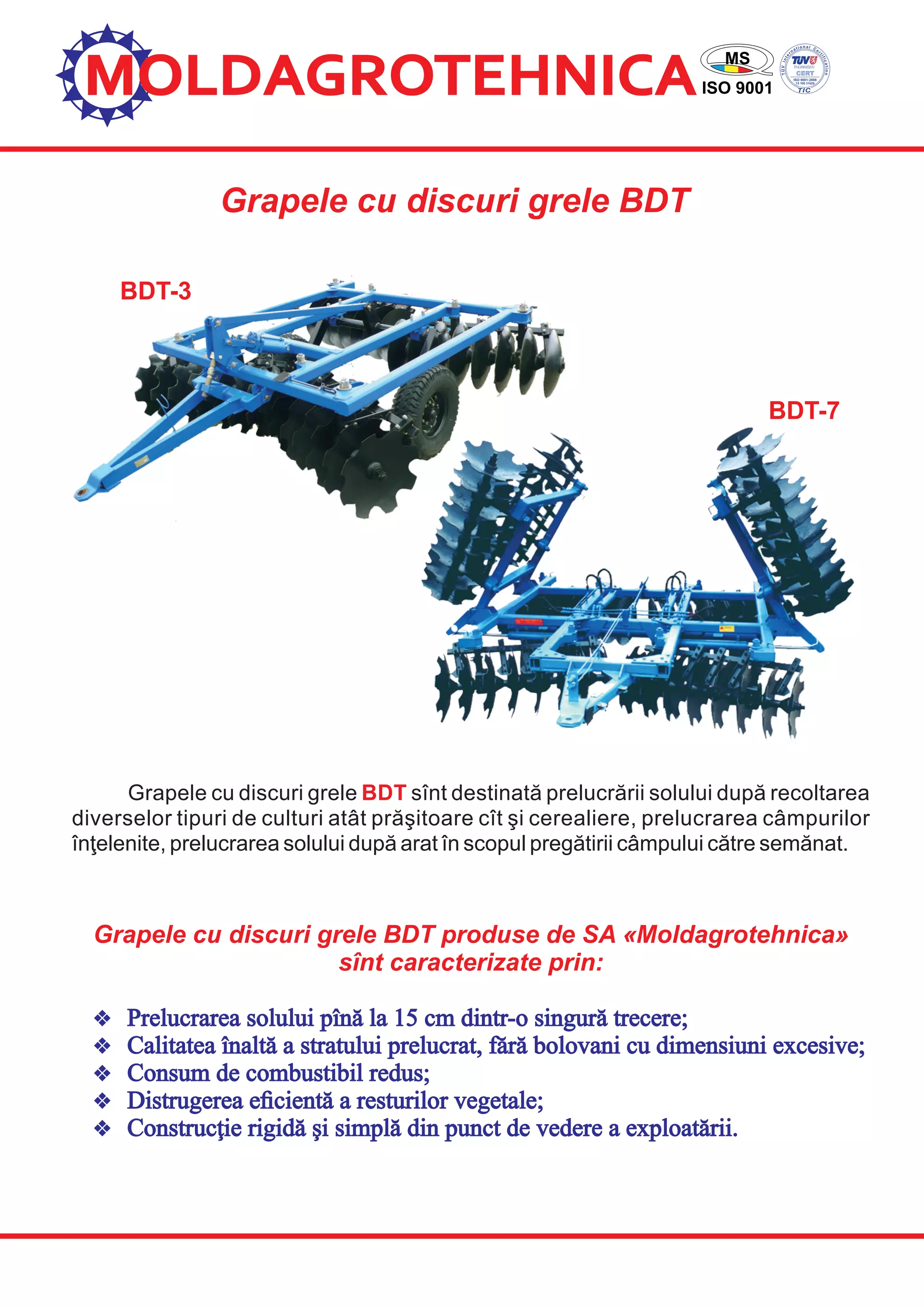Grape cu discuri BDT | PDF