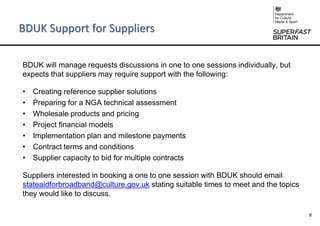Central Superfast Presentation - BDUK | PPTX