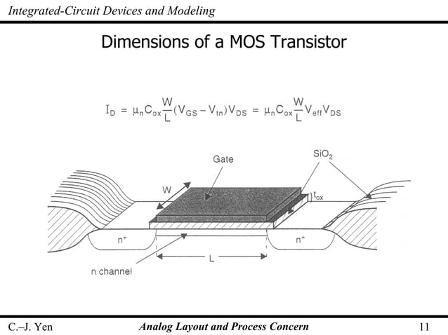 Analog Layout And Process Concern Ppt