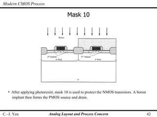 Analog Layout and Process Concern | PPT