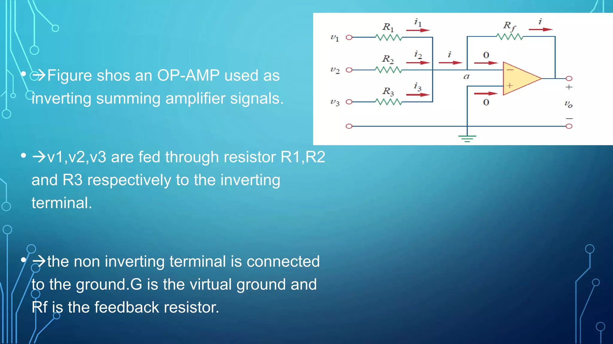 Summing Amplifer | PPTX