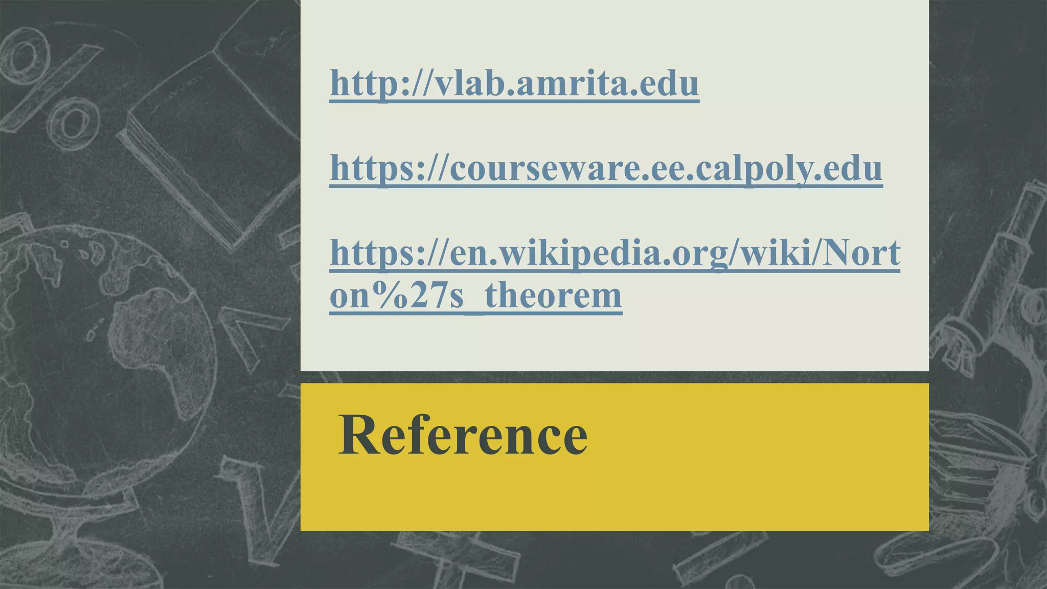 Thevenin's and Nortan's Theorems | PPTX