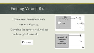Thevenin's and Nortan's Theorems | PPTX