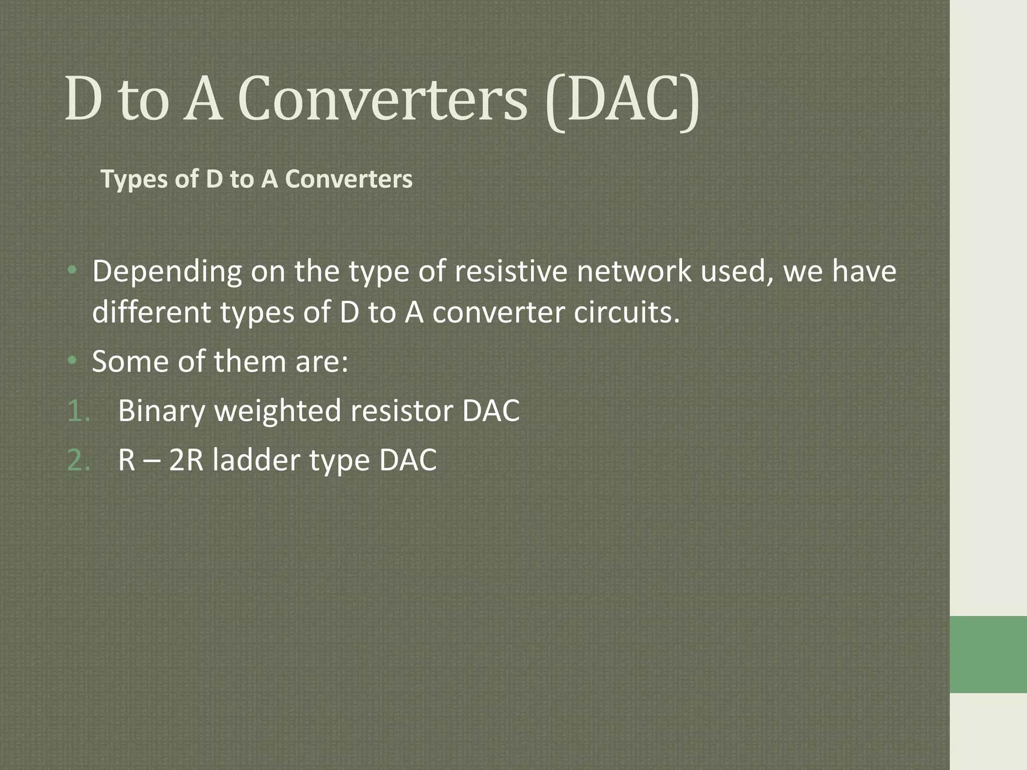 Data convertors | PPTX