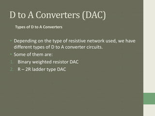 Data convertors | PPTX