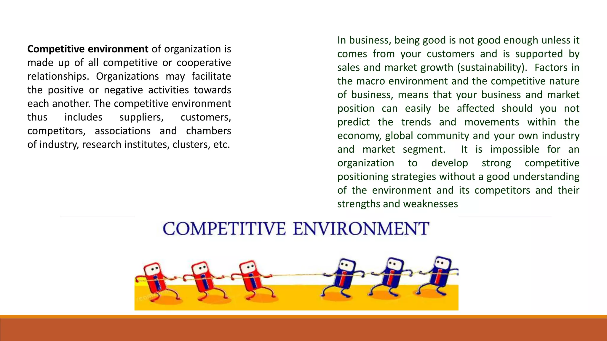 The recent Trend in the world of Competitive Environment | PPT