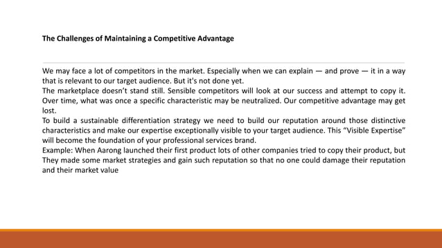 The recent Trend in the world of Competitive Environment | PPT