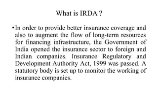 IRDA,FEMA, FERA, MRTP and Competition Act | PPTX