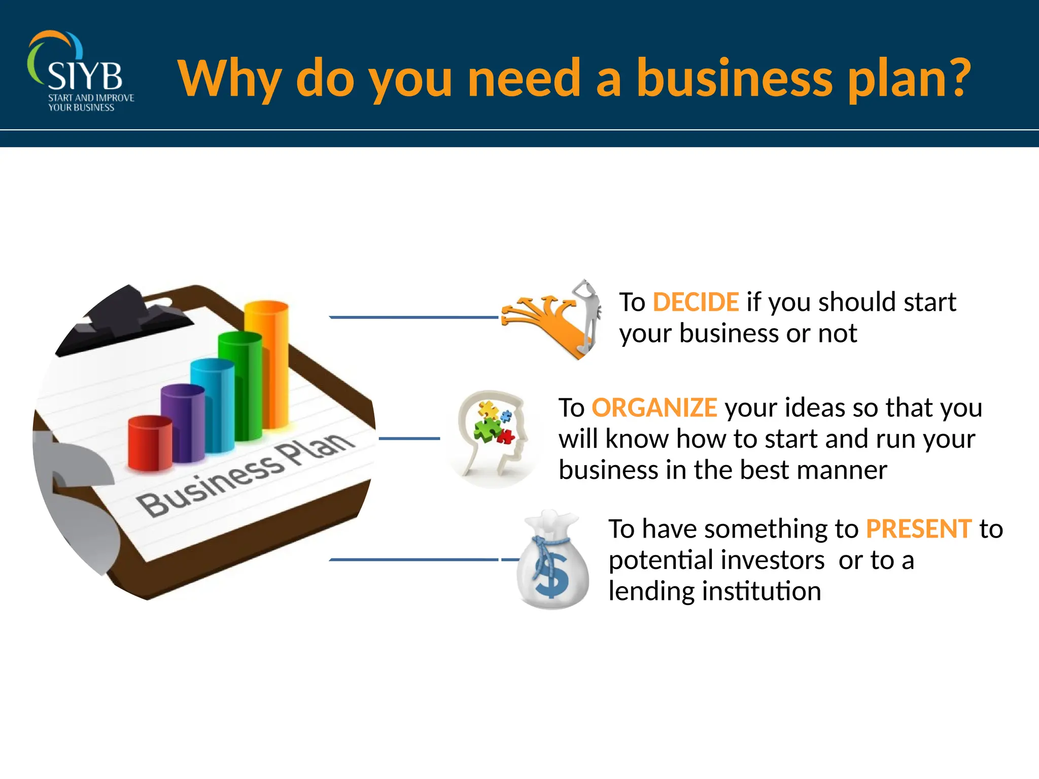 Business plan presentation covering market analysis, strategy, finance ...