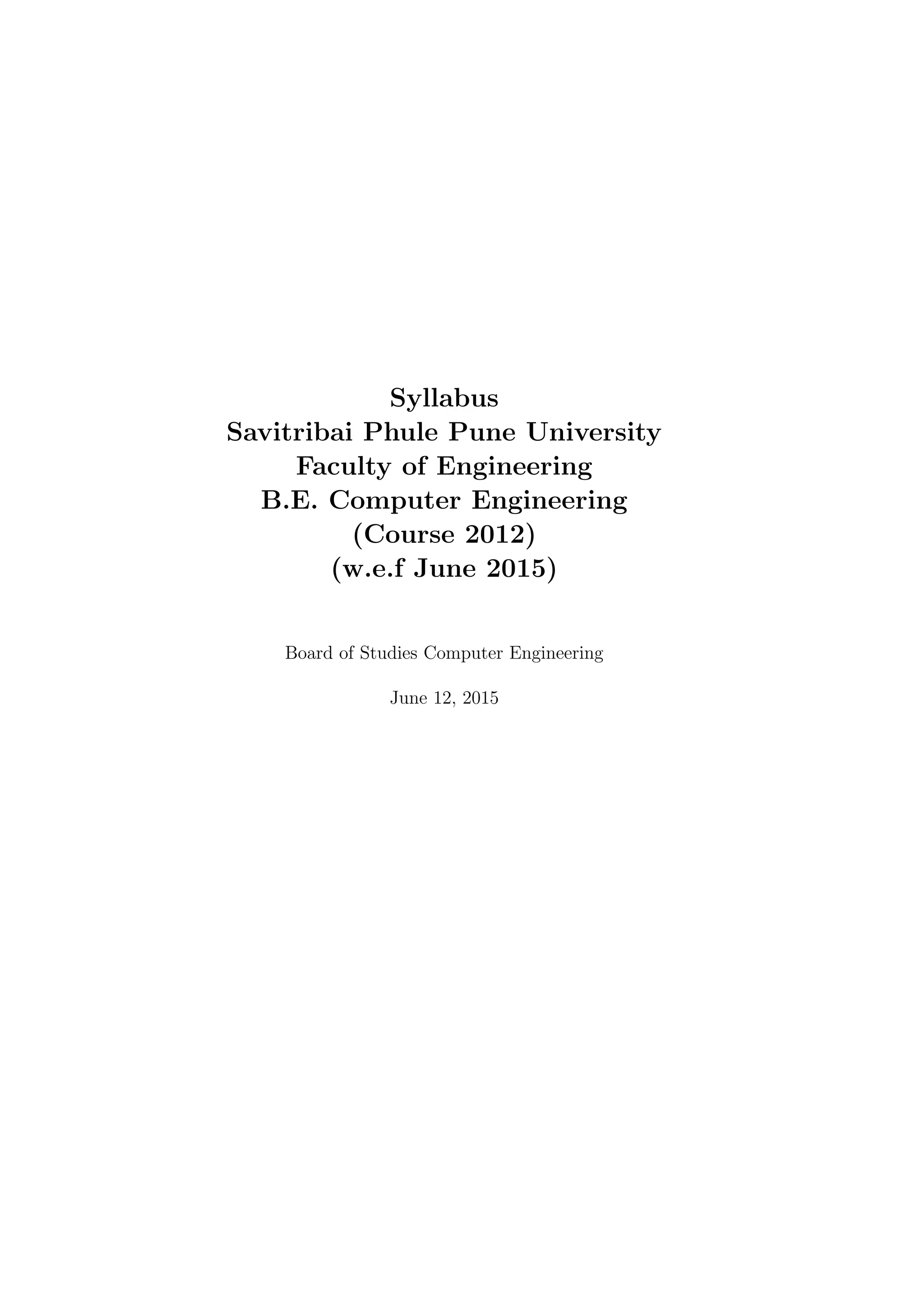 Be computer-engineering-2012 | PDF