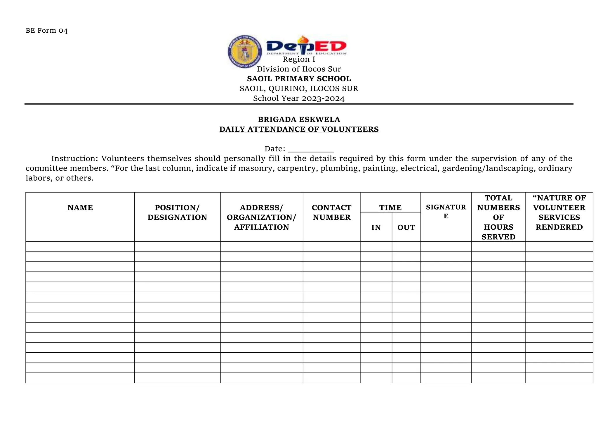 Form for Brigada eskwela-04 SY 2024.docx
