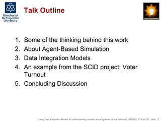 Using Data Integration Models for Understanding Complex Social Systems | PPT