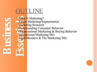 Be Notes Unit 11 Marketing | PPT