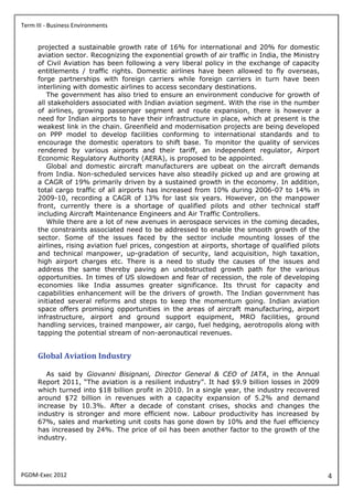 Business Environment - The Aviation Industry - An Environment Factor ...