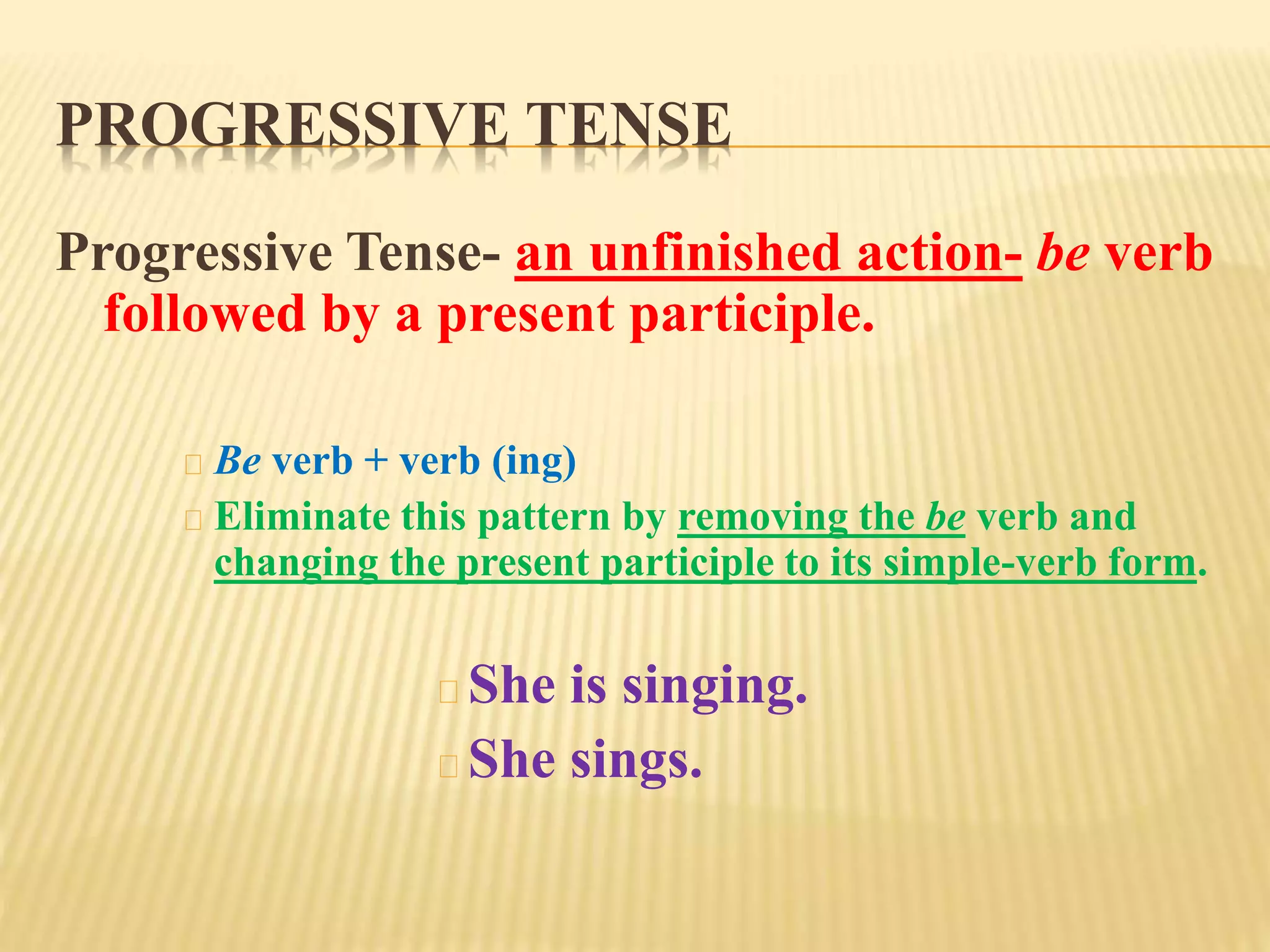 Be verb patterns | PPSX