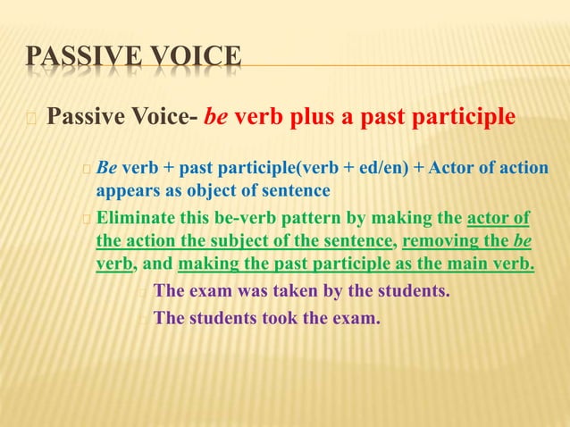 Be verb patterns | PPSX