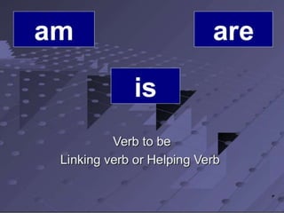 Be verbs | PPT