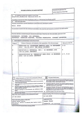 International search report Smarty charger ( official ) | PDF
