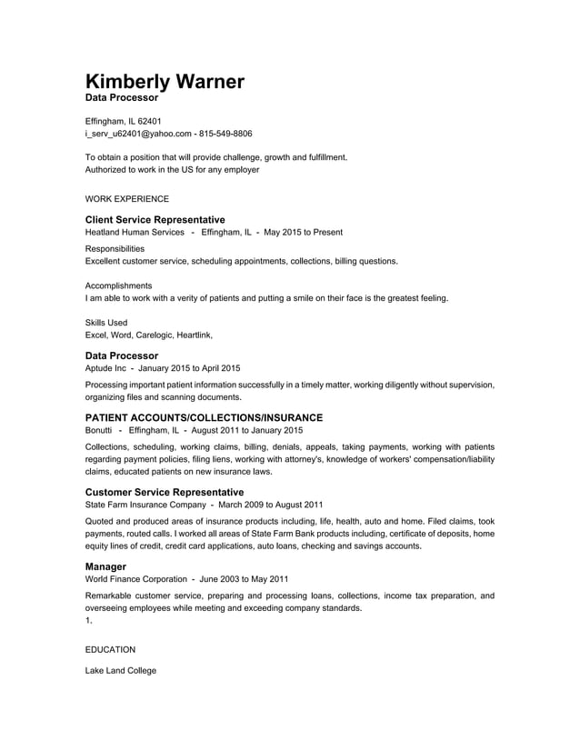 Kimberly-Warner | PDF | Insurance | Personal Finance