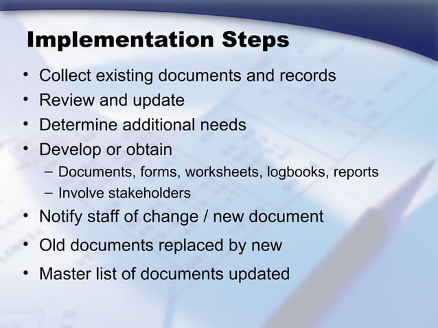 Document & Data Control | PPT | Operating Systems | Computer Software and Applications
