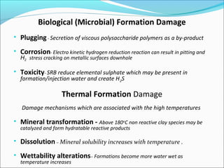 Formation Damage and Acid Stimulation Presentation 2. | PPT