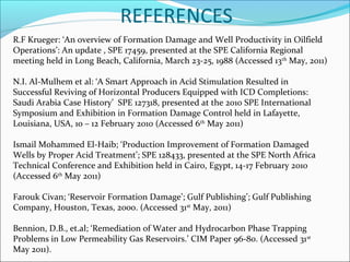 Formation Damage and Acid Stimulation Presentation 2. | PPT