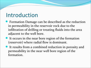 Formation Damage and Acid Stimulation Presentation 2. | PPT