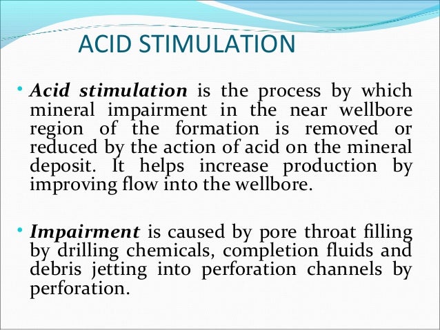 Formation Damage and Acid Stimulation Presentation 2.