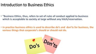 business Ethics | PPTX